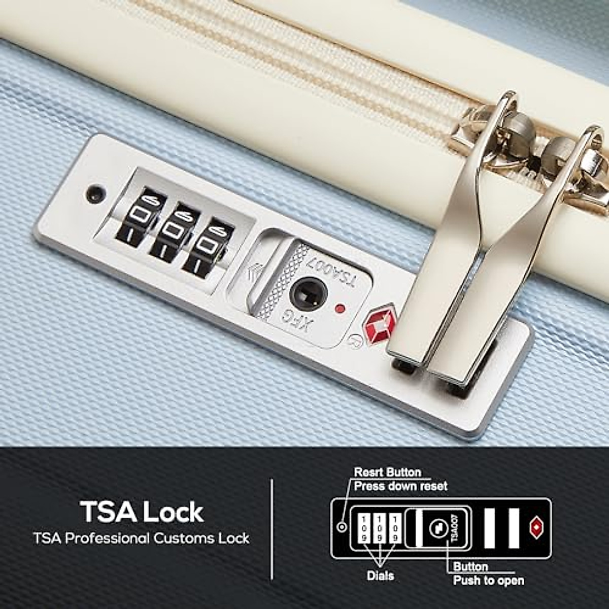 Melalenia Carry on Luggage 20 Inch Airline Approved, Hard Sided Luggage Sets with Spinner Wheels and TSA Lock,Travel Carry on Suitcase Set for Women