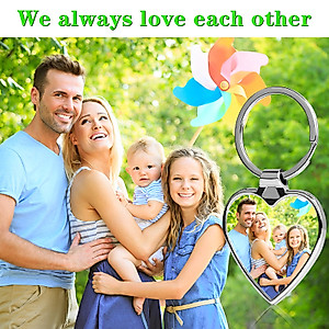 HYPERFOLD Double Side Custom Keychain with Picture Personalized Engraving Photo Text Customized Gifts for Men Boyfriend