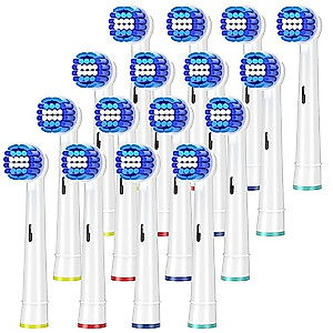 Pyhralke Schallcare Replacement Brush Heads Fit for Braun Oral b, Precision Heads Compatible with Oral-B Pro1000/9600/5000/3000/1500/Genius and Smart Electric Toothbrush