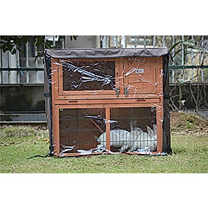 BUNNY BUSINESS Universal 36" Double Hutch Cover for 36" Double Decker Rabbit Hutches