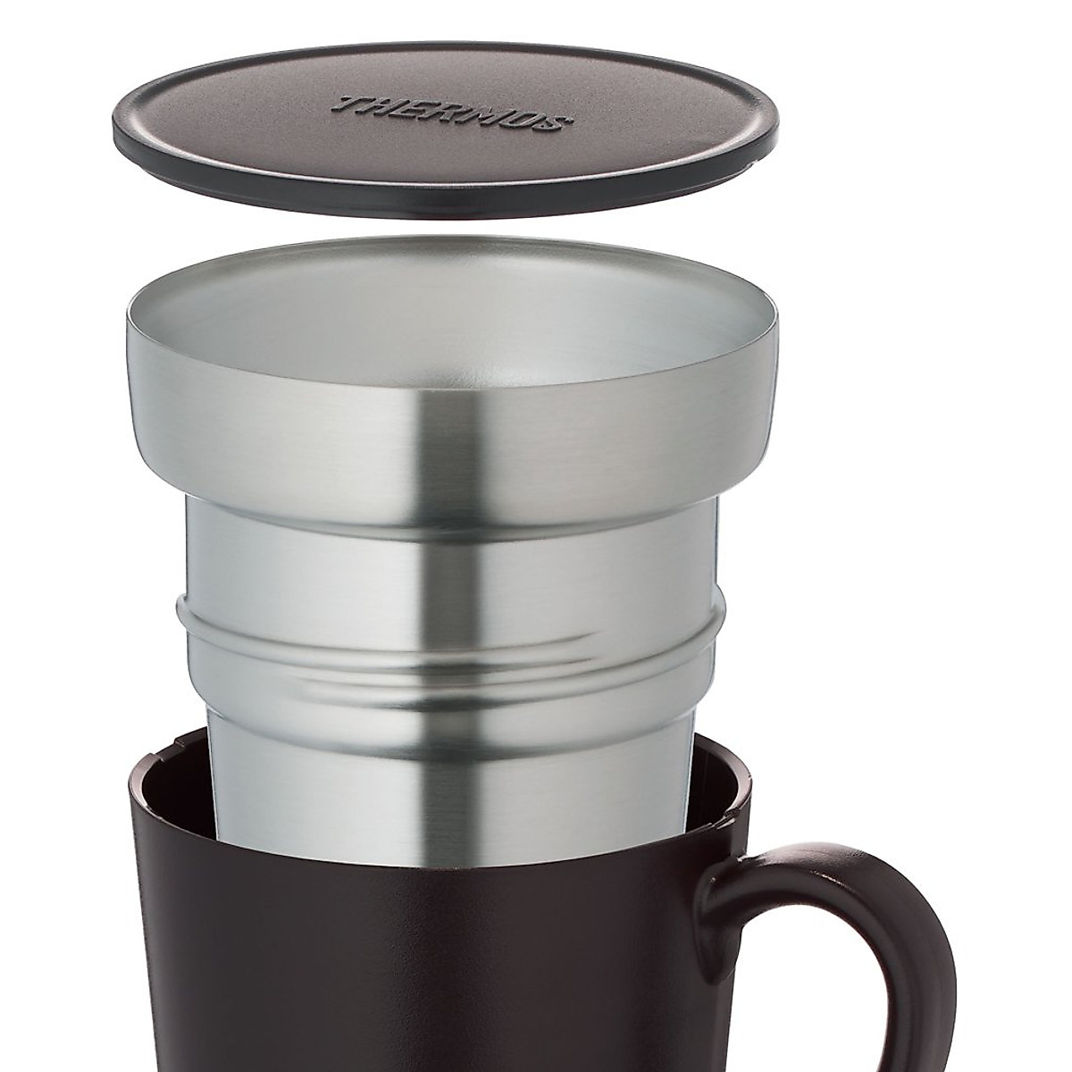 Thermos JDC-351ESP Thermal Mug, 11.8 fl oz (350 ml), Espresso