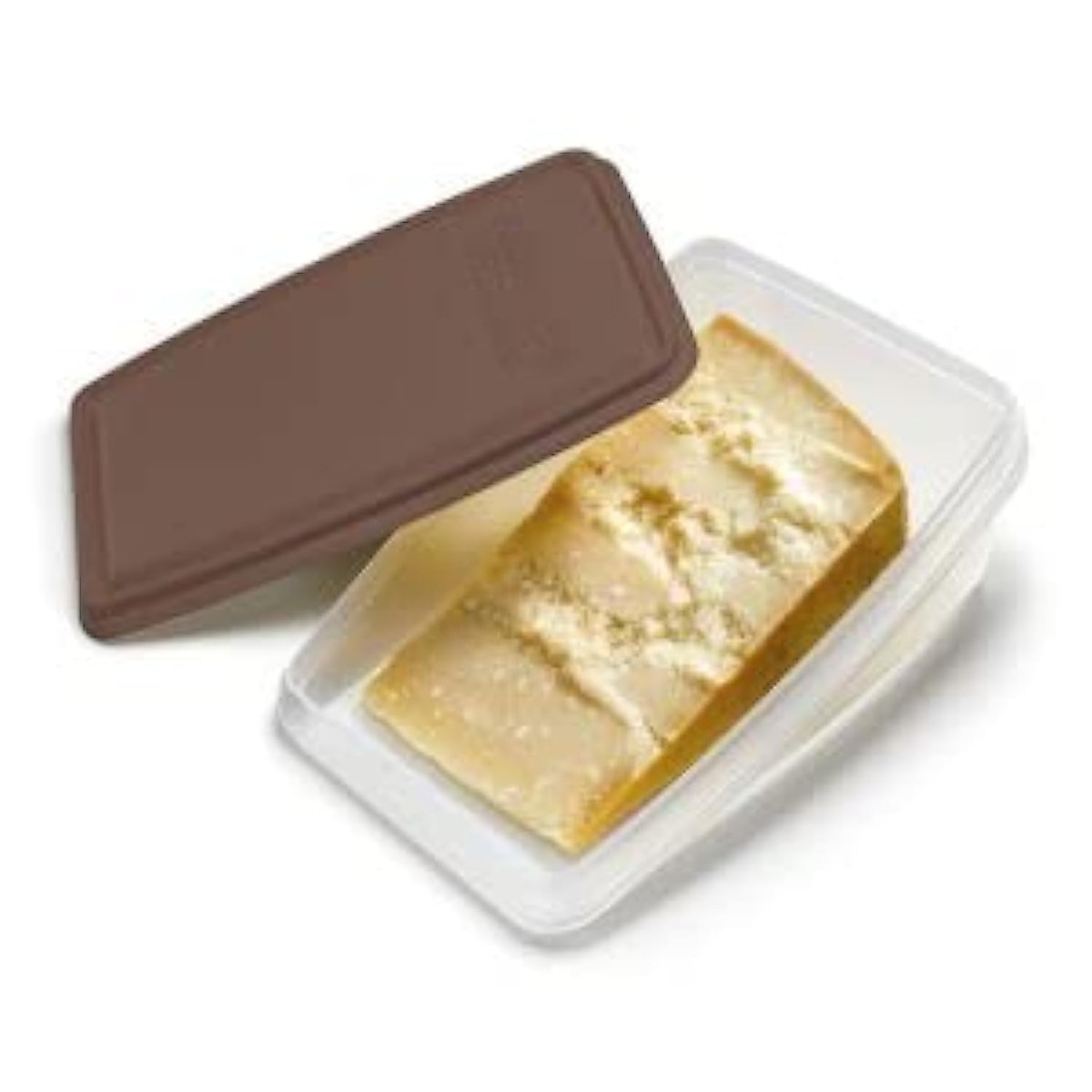 Parmigiano - Reggiano - Original Food Storage Container with Lid – Reusable Plastic Container – BPA-Free, Dishwasher, Freezer Safe – Airtight – 1 Piece