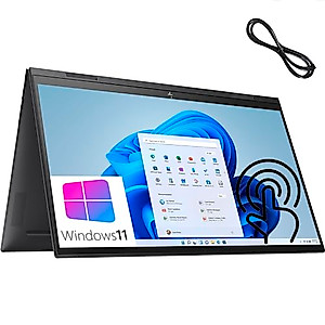 HP 2023 Envy x360 15.6" Touchscreen FHD 2-in-1 Laptop Computer, Octa-Core AMD Ryzen 7 5825U (Beat i7-1185G7), 32GB DDR4 RAM, 1TB PCIe SSD, WiFi 6, Bluetooth 5.2, FR, Windows 11, BROAG Cable