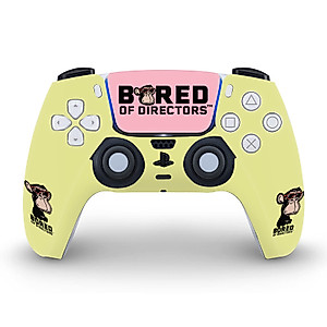 Head Case Designs Officially Licensed Bored of Directors Characters Art Vinyl Faceplate Sticker Gaming Skin Decal Compatible with Sony Playstation 5 PS5 Disc Edition Console & DualSense Controller