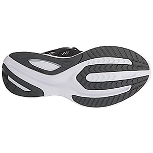 Saucony Women's Guide 15 Running Shoe, Black/White, 8