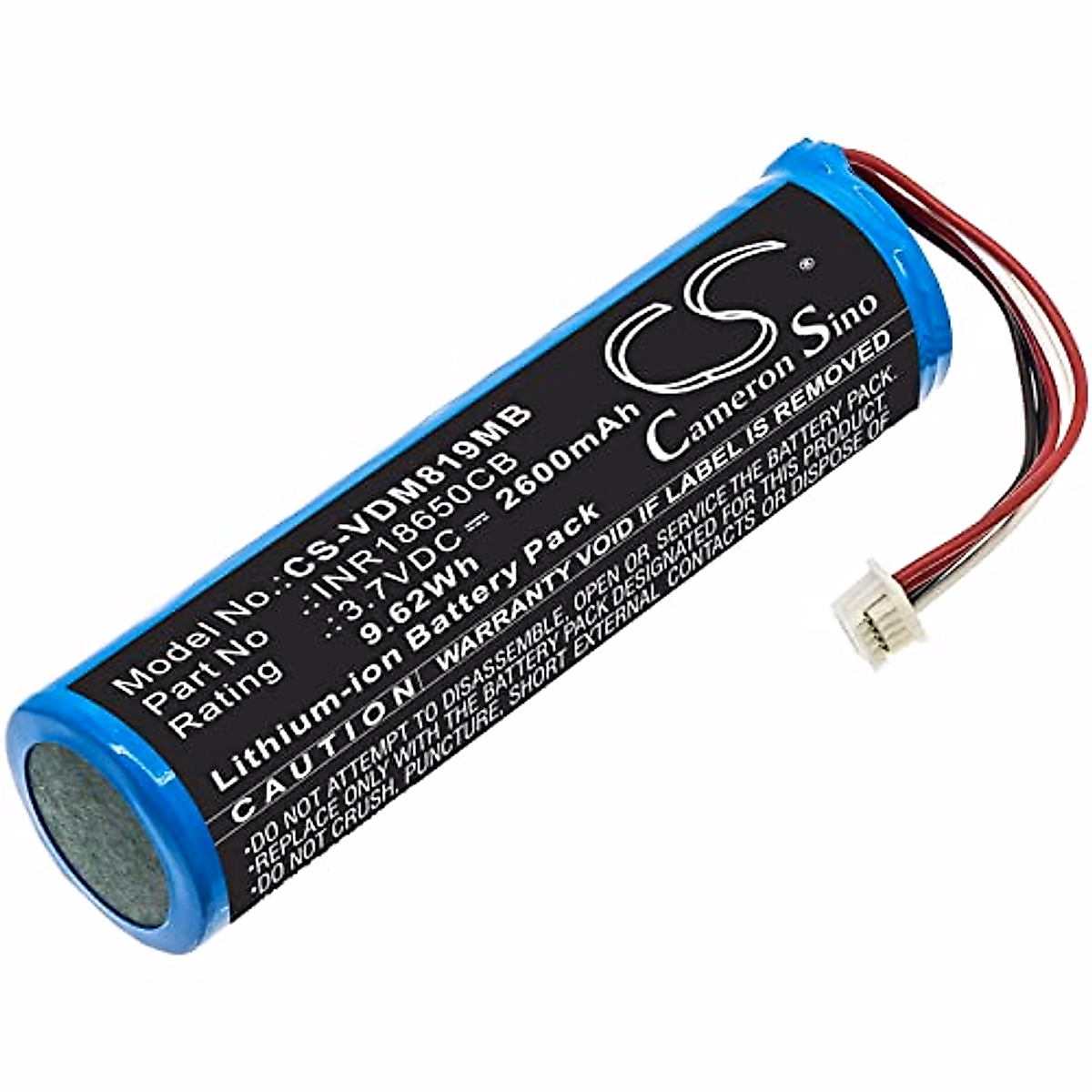 CS Replacement Battery for VTech VM819 INR18650CB 2600mAh / 9.62Wh Barcode Scanner