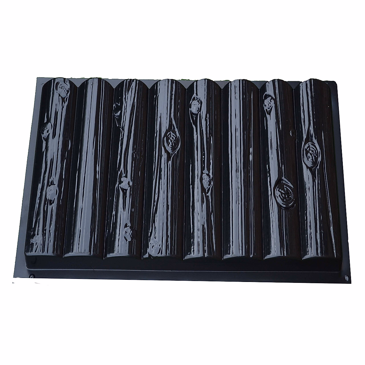 Concrete Molds DIY Sold 1 Piece Edge Stone Mold Log Edging Border Mold ABS Plastic Plaster Concrete Cement BR12