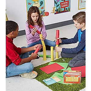 Carson Dellosa Stem Challenges Learning Cards Bundle, 2 Hands-On Science Kits for Kids Ages 8-12, 60 Stem Projects, Educational Science Kits, Stem Education Kit for Homeschool or Classroom