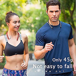 ESSONIO Bluetooth Headphones Wireless Earbuds Neckband with mic Noise Cancelling Wireless Headset 400 Hours Standby timefor Sports