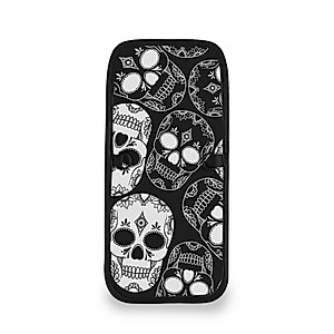 Vintage Sugar Skulls Crossbody Cell Phone Bag for Women, Mini Shoulder Crossbody Bag Travel Pouch Wallet Card Hold Purse