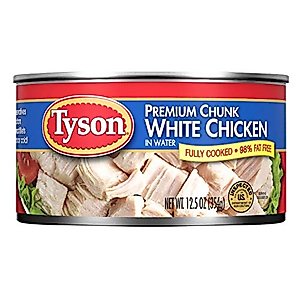 Tyson Premium Chunk White Chicken in Water, 12.5 oz