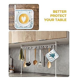 2 Pack Pot Holders Heat Insulation Potholder, Sea Turtle Hot Pads Multipurpose Oven Pads Terry Cloth Potholders for Kitchen Cooking Baking Dining Table Ocean Themed Starfish Seaweed