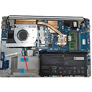 JUTOSHUR 2.5inch HDD SSD Hard Drive Connector Cable Board Compatible for HP Laptop 15-dw 15s-dy 15s-du 15s-dr 15s-gr,250G8 255G8 256G8 /250 G9 255G9 Replace LS-H323P