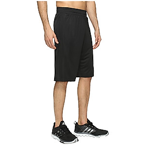 adidas Men's Basketball Crazylight Shorts, Black/White, Small