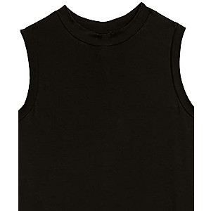 Amazon Essentials Women's Jersey Sleeveless Mock Neck Maxi Dress (Previously Daily Ritual), Black, X-Small