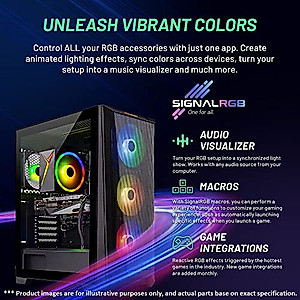 Skytech Chronos Gaming PC Desktop – Intel Core i7 13700K 3.4 GHz, NVIDIA RTX 4070, 1TB NVME SSD, 32GB DDR5 RAM RGB, 750W Gold PSU, 360mm AIO, 11AC Wi-Fi, Windows 11 Home 64-bit,Black