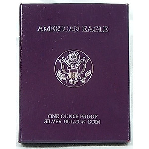 1988 Proof American Eagle Silver Dollar with Original Packaging