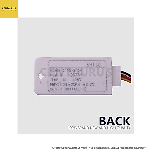 CENTAURUS Sht30 Temperature Humidity Sensor Module- Temperature Sensor Sht30 Profional Temperature Humidity Censation Probe Sensor I2C Interface with Shell for Iic Digital Signal 0-100% Rh
