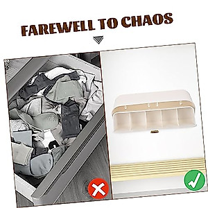 Alipis Socks Storage Box Storage Drawers Wall Mounted Drawers Baggie Organizer for Drawer College Apartment Essentials Underwear Storage Case Wall Organizer Box Jar Storage Container Pp