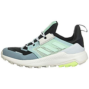 adidas Women's Terrex Trailmaker Gore-TEX Hiking Shoes, Core Black/Clear Mint/Acid Mint - 8.5