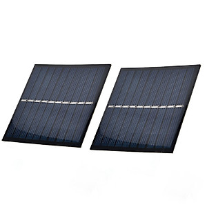 2Pcs Solar Panel Portable Encapsulated Cell Flexible DIY e 0.7W 5V 0‑140mA 2Pcs Solar Panel Portable Encapsulated for Family