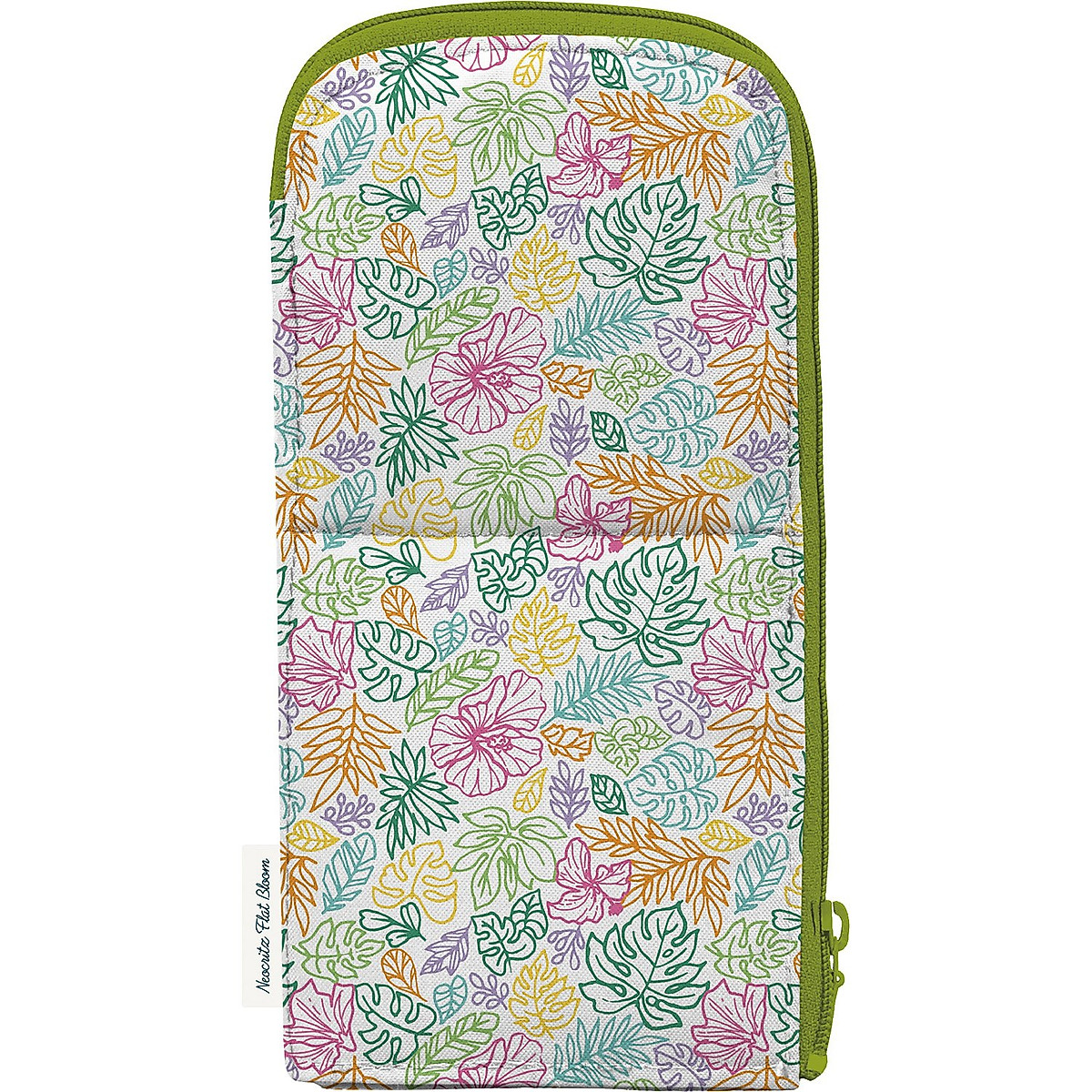 Kokuyo Neo Critz Flat Bloom Pencil Case, Green