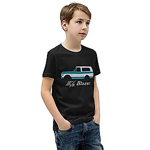 1971 Chevy K5 Blazer CST Vintage Truck Owner Youth Short Sleeve T-Shirt Black