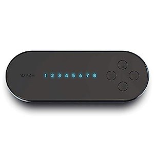 Wyze WSPRK1 Smart Controller , Smart Sprinkler Timer with EPA Watersense , 8-Zone WiFi (1 Year of Automatic Weather-Based Watering with Sprinkler Plus Included), Black