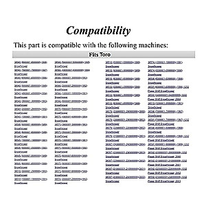 OUSTUE 63-2700 Impeller Cable Replacement for Toro Snowblower - Replaces 632700 Cable