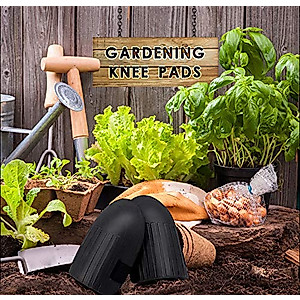 Bofoho Knee Pads, Gardening Construction Crawling Flooring Knee Pads for Men, EVA Foam Waterproof Anti-Slip Knee Protector with Adjustable Hook and Loop Straps