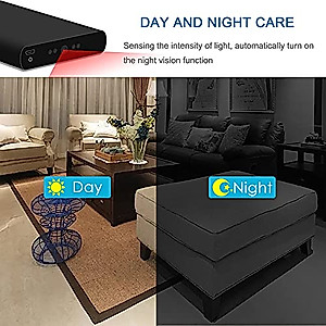 Newwings Hidden Camera, 1080P 10,000mAh Mini Spy Camera Power Bank Portable Nanny Cam Mini Video Recorder Home Security Camera with Gravity Sensor Motion Detection Night Vision