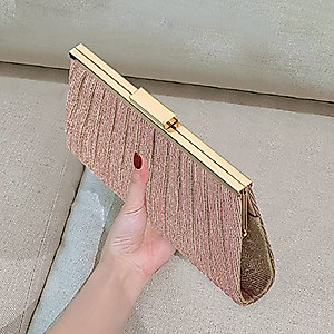 jessie Handbags for Women, Shoulder Bag Top Handle Crossbody Chain Evening Bag Fashion Purse Elegant for Party Prom Gift (3)