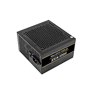 Antec NeoECO Gold Zen Series NE500G Zen 500W ATX12V 2.4 80 Plus Gold Certified Non-Modular Active PFC Power Supply