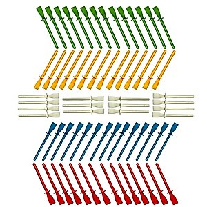 Lependor 70 Packs Glue Spreaders, Colored Plastic Glue Smear Sticks Applicator Glue Spreaders DIY Art Leather Craft Tool, Easy Clean Glue Spreaders Polypropylene Plastic - Pack of 70