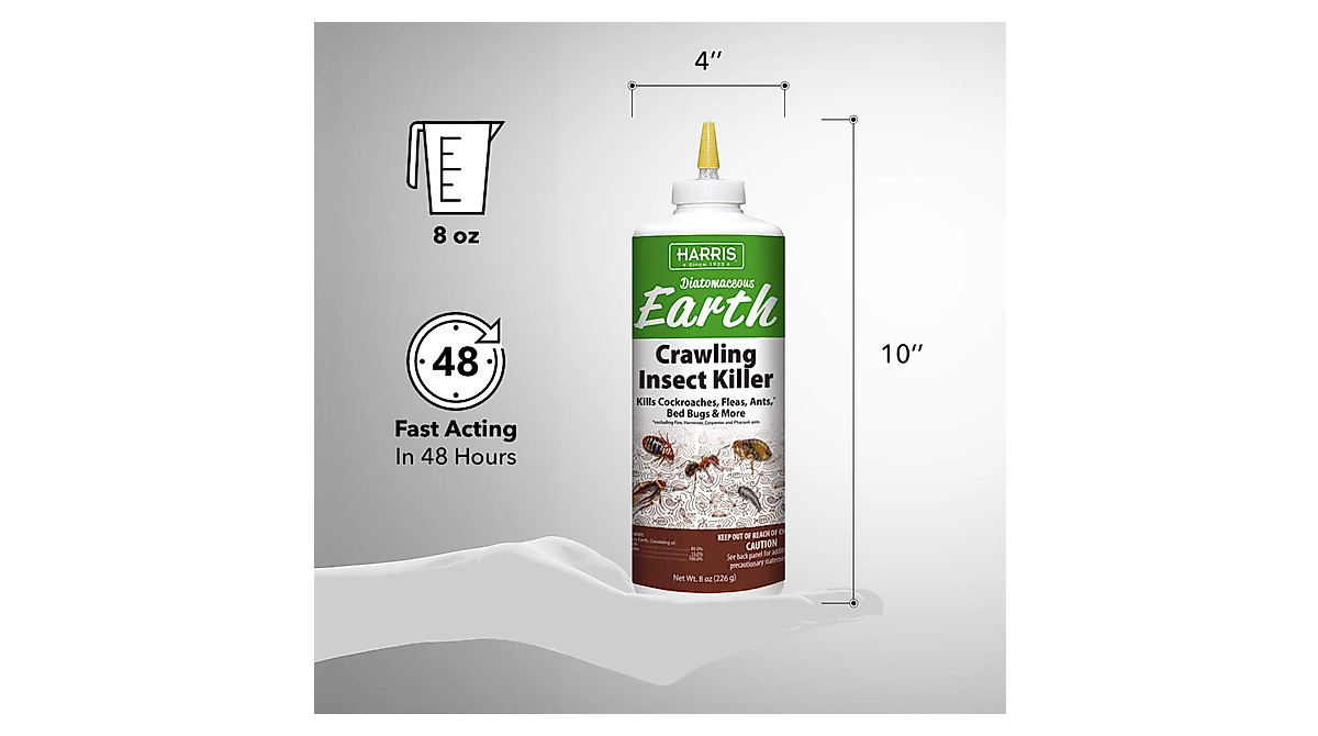 Harris Diatomaceous Earth Insect Killer - Kill Roaches & Bed Bugs
