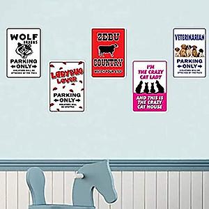 Stevenca Metal Tin Sign Psychic Readings $5 Tarot Cards Crystal Balls Vintage 8x12 Inch Wall Decor…