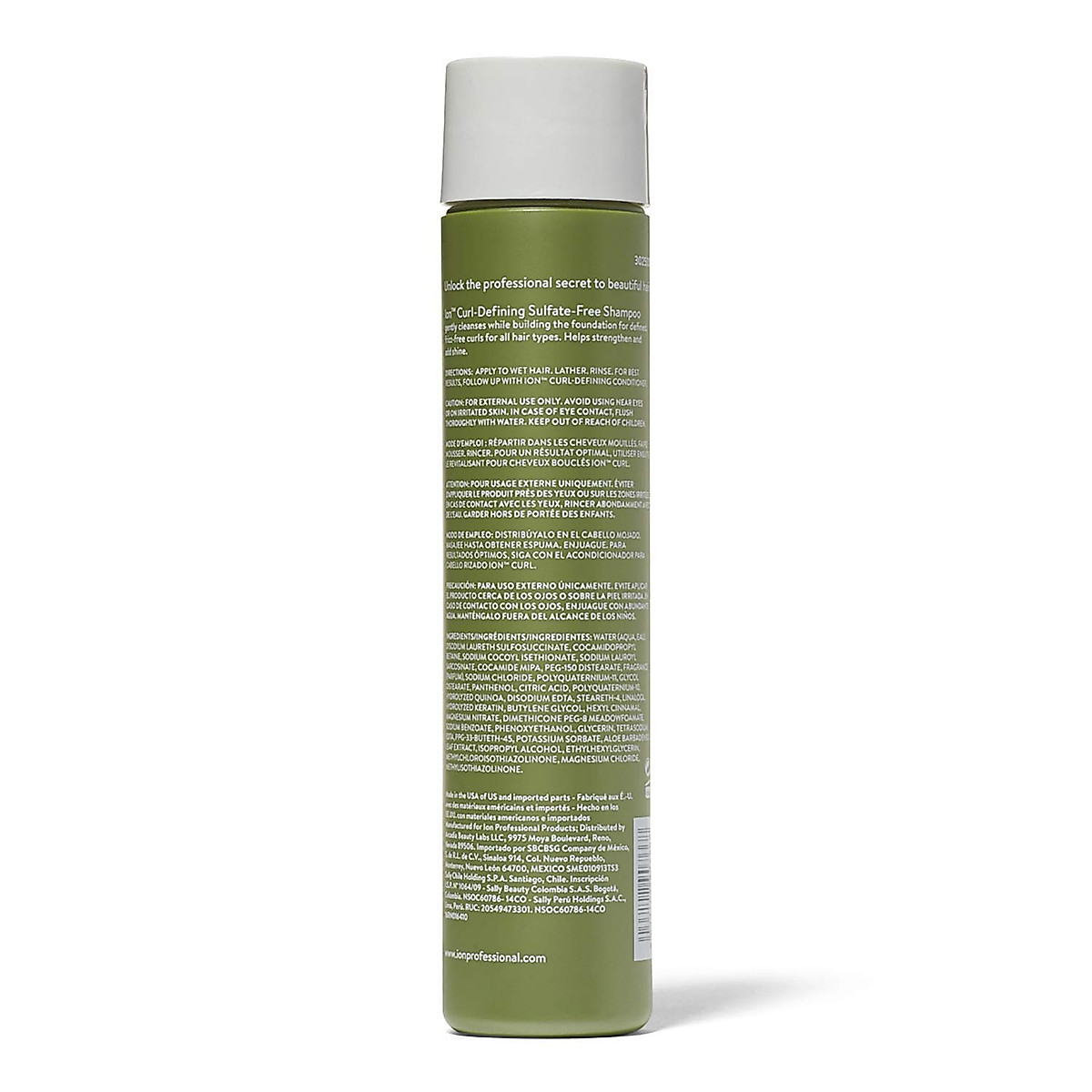 ion Curl Defining Shampoo, Paraben Free, Sulfate Free, Anti-Frizz, Strengthening, Adds Shine