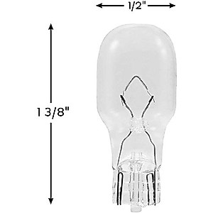 eTopLighting 12-Pack 12V 18W T5 Wedge Base Replacement Bulb, T5, Low Voltage, T5-12V-18W, VPL1141