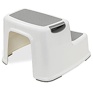 Nuby 2 Step Up Stool for Kids, for Bathroom, Kitchen, and Potty Training