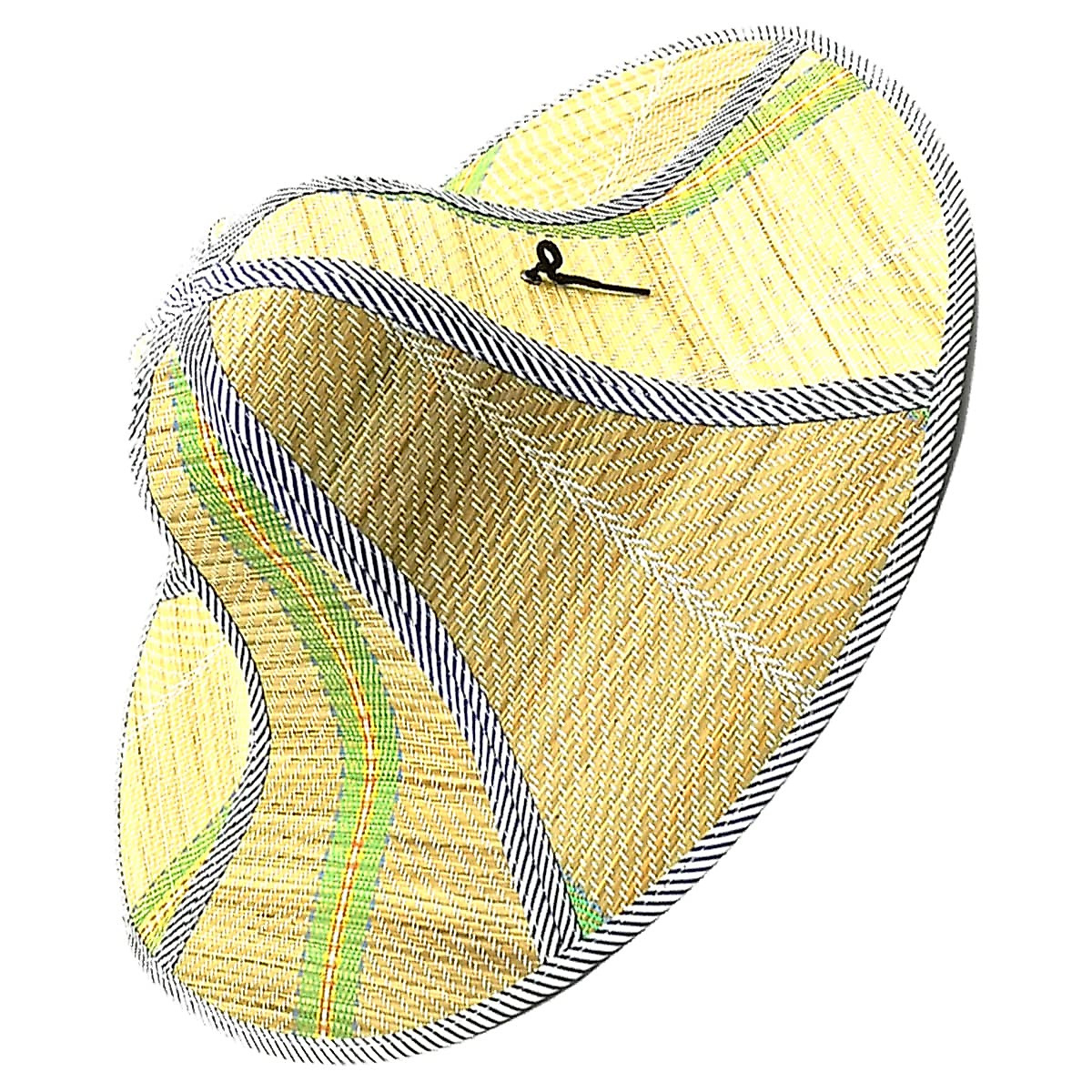 YYJINGYOU Straw hat Sun Hats for Men Beach hat Straw Life Jacket Sunhat Foldable and Rolled up Yellow