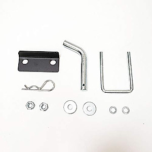 LEDIN 28" Lx3 Hx4 W Towing Hitch Step Bar 2" Receiver Chrome 4" Oval Straight Universal Truck Trailer Rear Bumper Guard