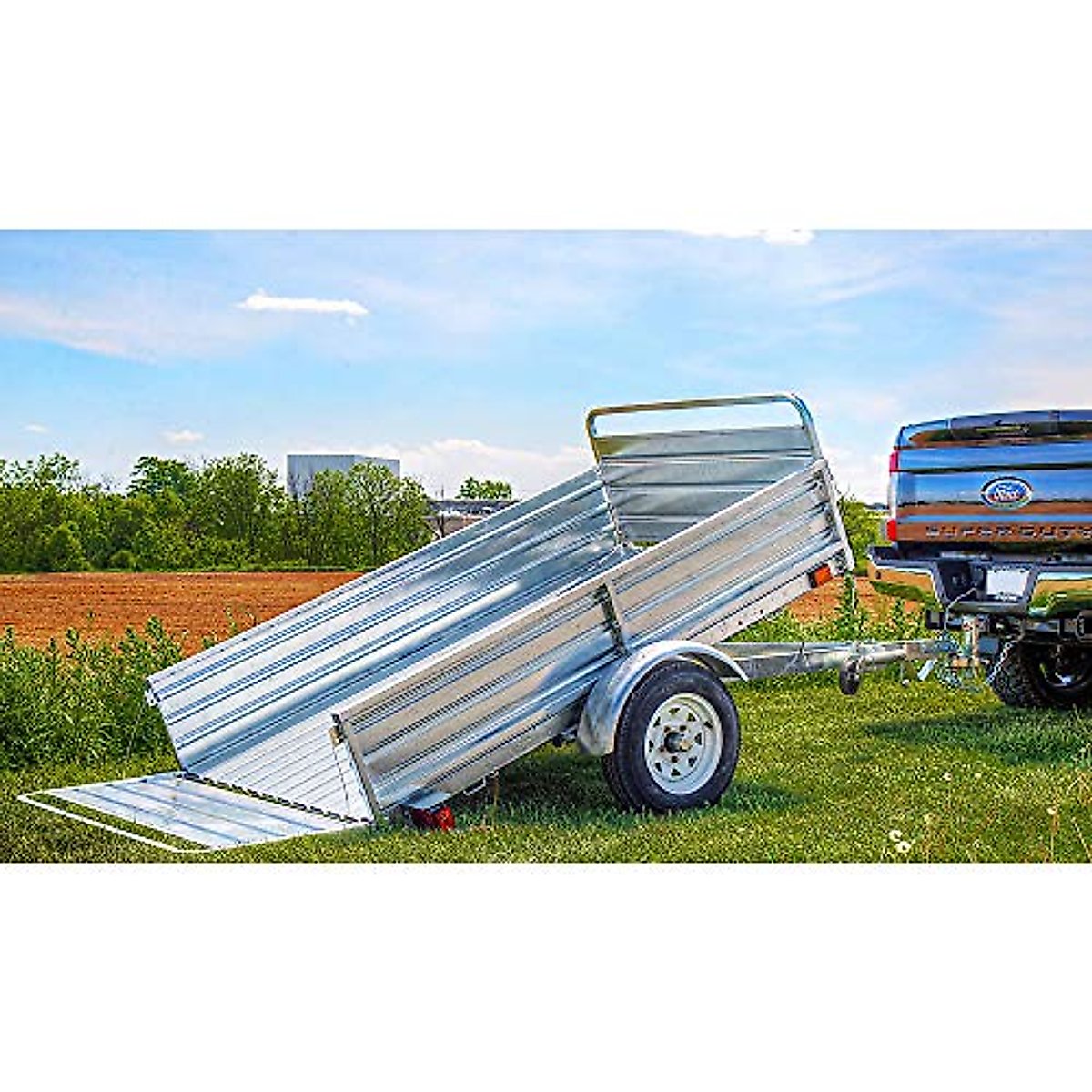 Detail K2 MMT5X7G 5 ft. x 7 ft. Multi Purpose Utility Trailer Kits (Galvanized)