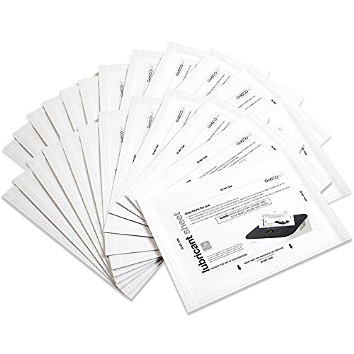 Shredder Lubricant Sheets - 24 Sheets Per Pack