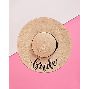 xo, Fetti Bachelorette Party Decorations Tan Bride Sun Hat | Neutrals Bridal Shower Gift, Bridesmaid Favors, Bride to Be