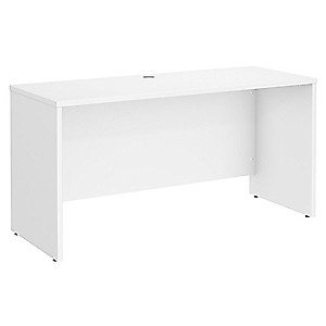 Bush Business Furniture Studio C Home Office Desk, 60W x 24D, White