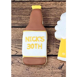 Beer Soda Bottle Cookie Cutter, 4.5" Made in USA by Ann Clark