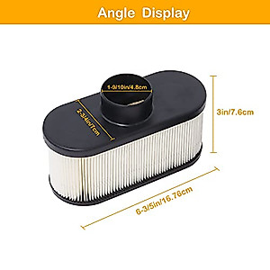 Podoy 11013-7049 Air Filter with 11013-7046 Pre Filter for compatible with Kawasaki 11013-704 99999-0384 102-442 Lawn Mower with Pre Filter