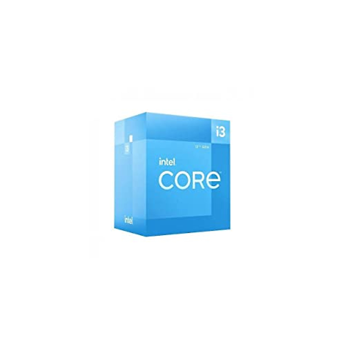 Intel Core i3 (12th Gen) i3-12100 Quad-core (4 Core) 3.30 GHz Processor - Retail Pack, Blue