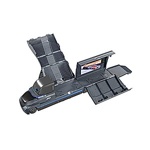 Disney Pixar Cars Jackson Storm Launching Hauler, Miniature Racecar Carrier Toys For Racing Play, Small, Portable, Collectible Automobile Toys Based on Cars Movies, Toys for Kids Age 3 and Up