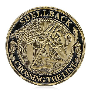 Shellback Crossing The Line Challenge Coin